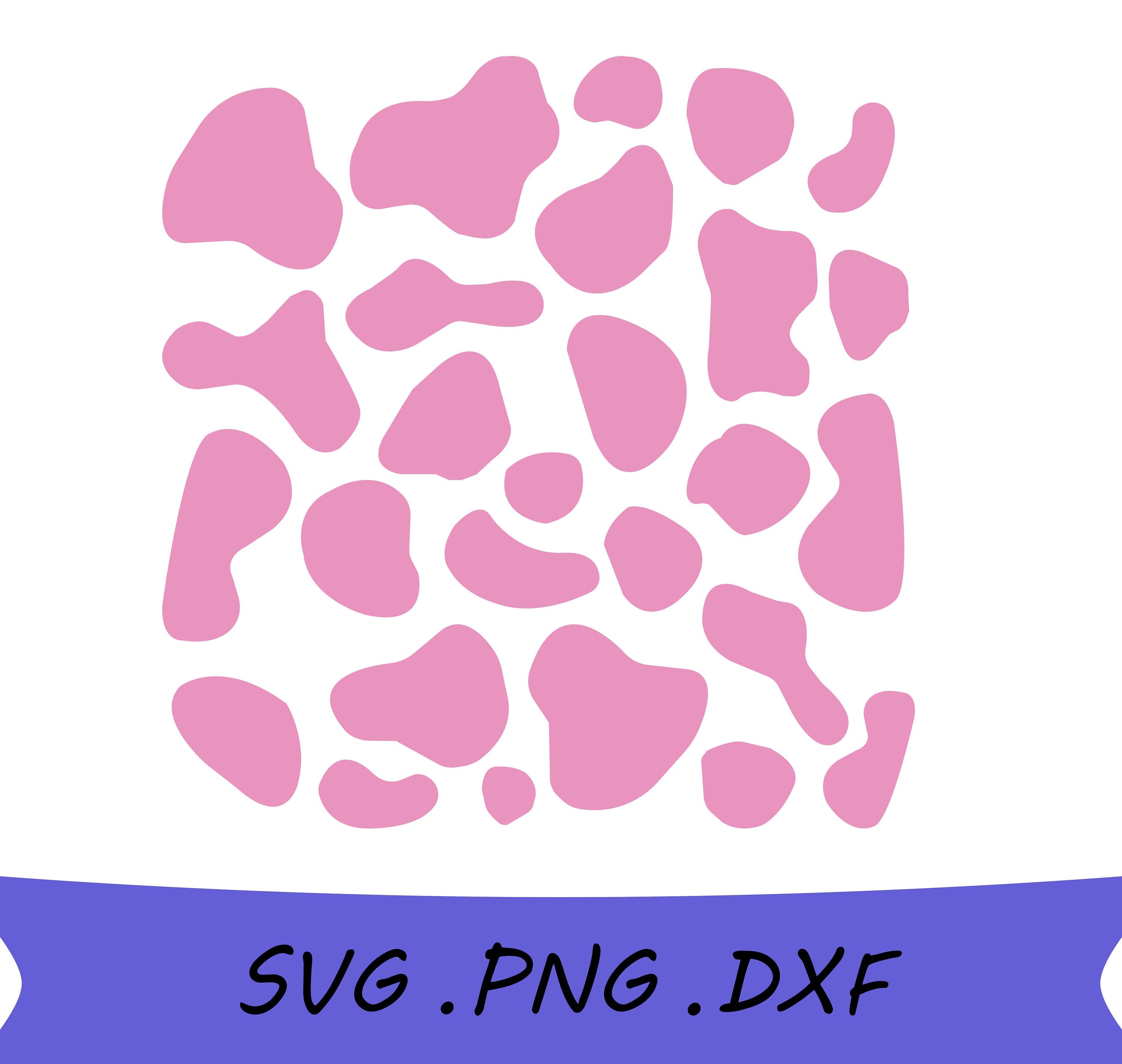 Cow Print SVG Cow Pattern SVG Pink Cow Print SVG Pink Cow | Etsy Ireland