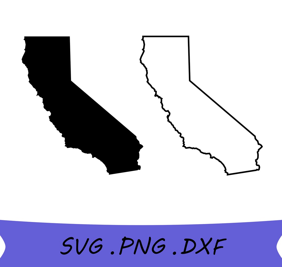 California SVG California State SVG California Outline SVG - Etsy Canada