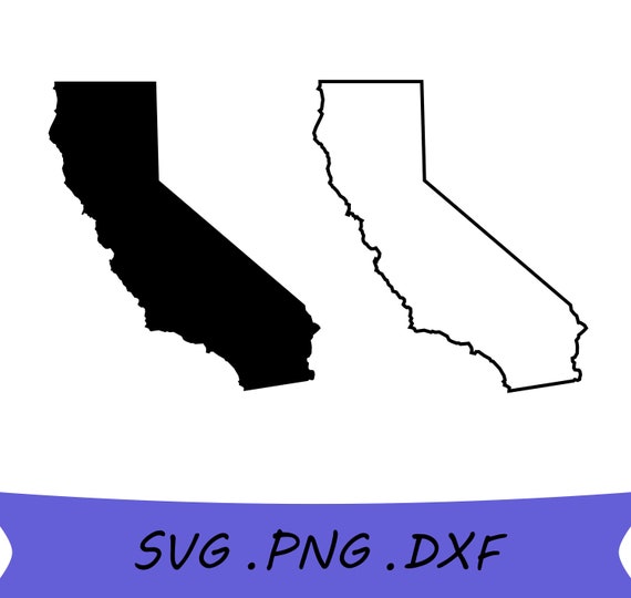 California SVG California State SVG California Outline SVG - Etsy Canada