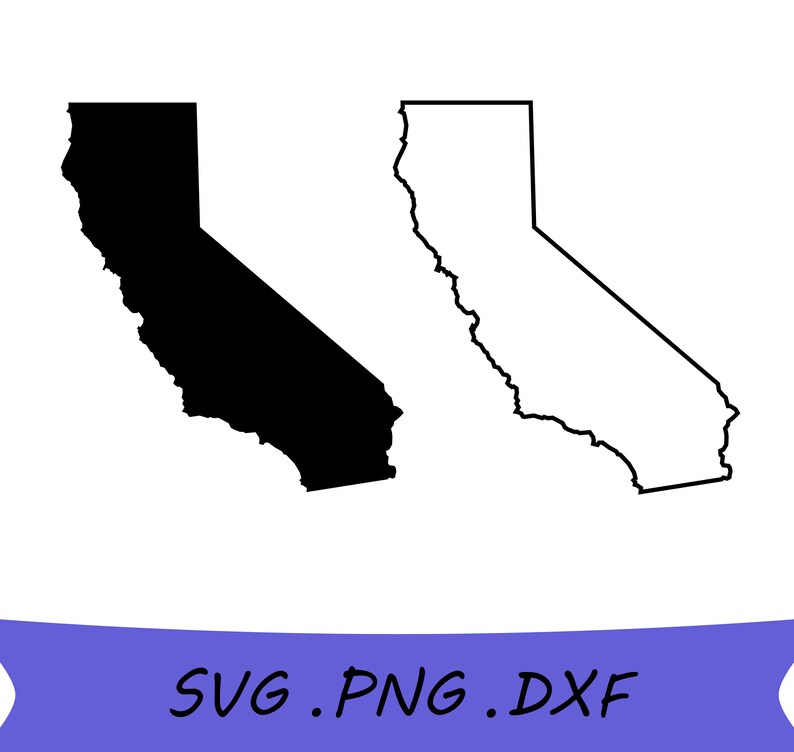 California SVG California State SVG California Outline SVG - Etsy Canada