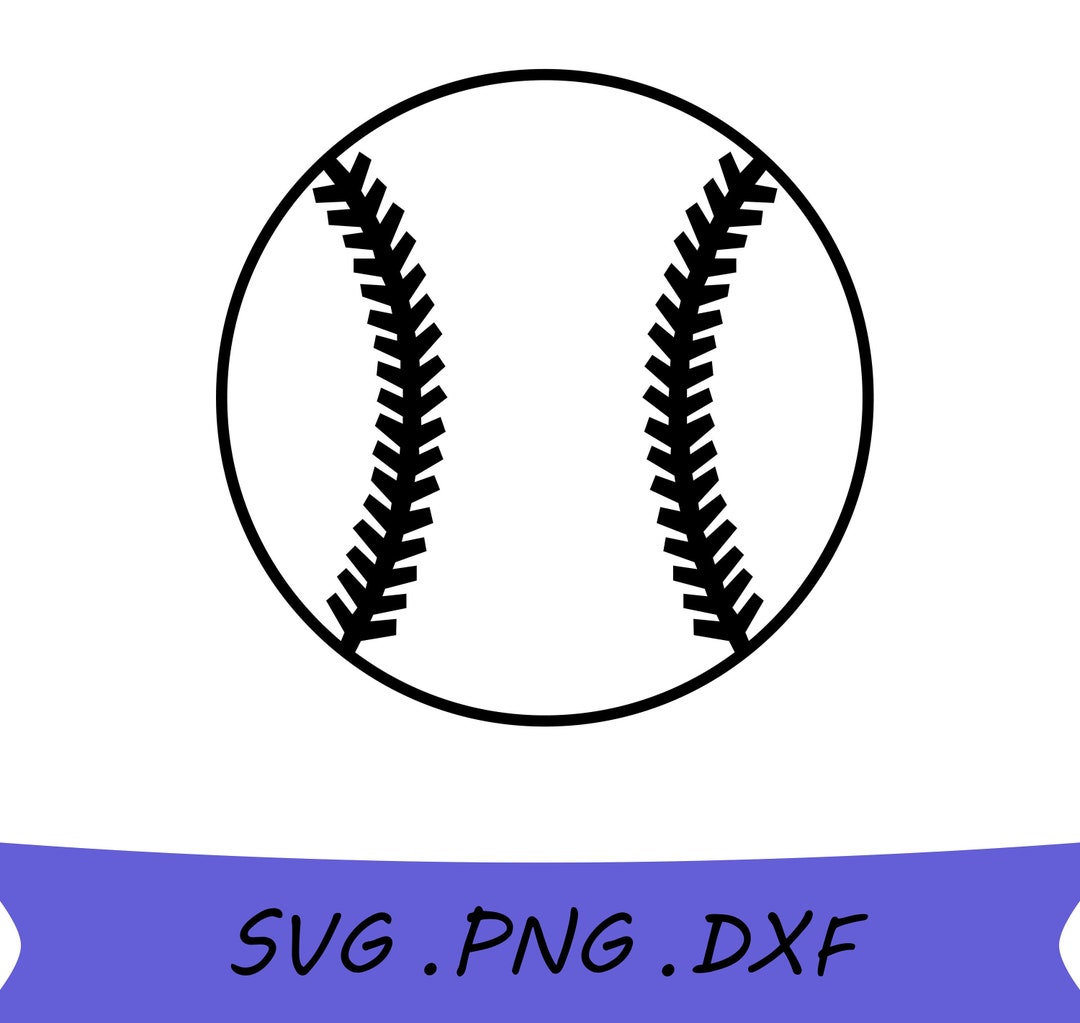 Baseball SVG, Baseball DXF, Baseball PNG, Baseball Laces Svg, Baseball ...