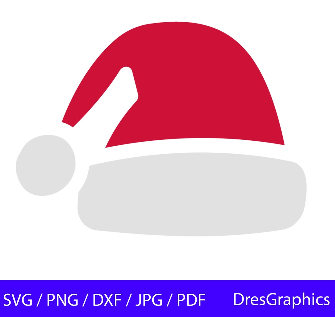 Santa Hat SVG, Christmas SVG, Santa Claus Hat SVG, Santa Hat Png ...