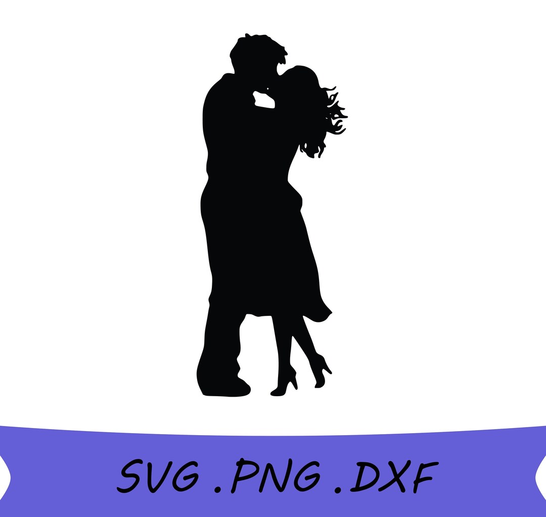 Kissing SVG, Kissing Clip Art, Kissing Clipart, Kissing Silhouette ...