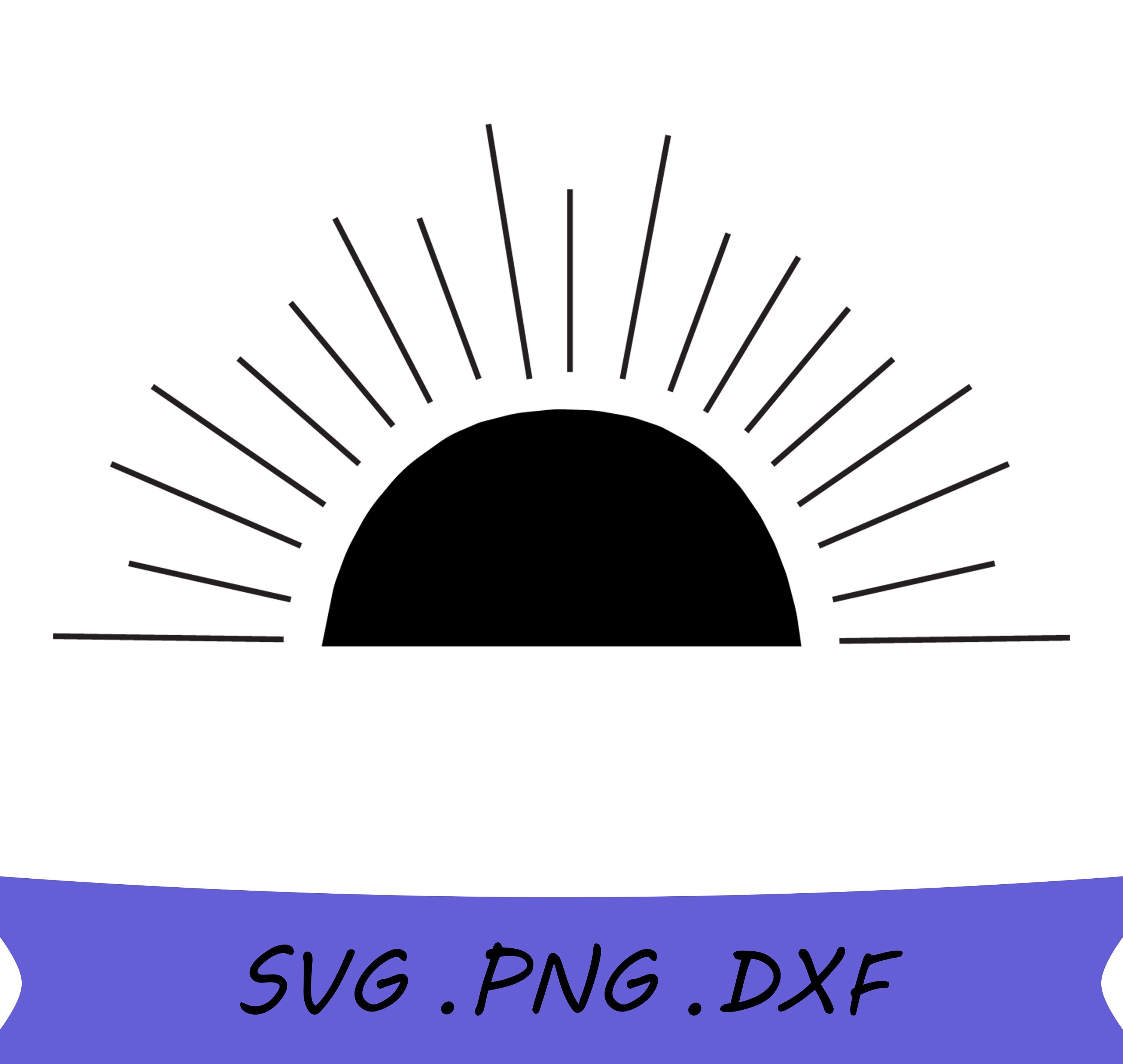 Sun SVG, Sunshine SVG, Sunny SVG, Sun Cut File, Sun Png, Sun Dxf, Sun ...