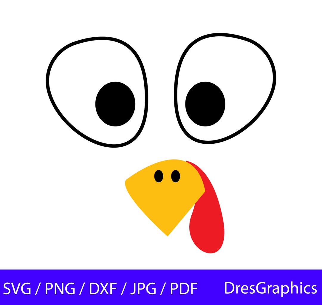 Turkey Face SVG, Turkey Face PNG, Turkey Face DXF, Turkey Face Jpg ...