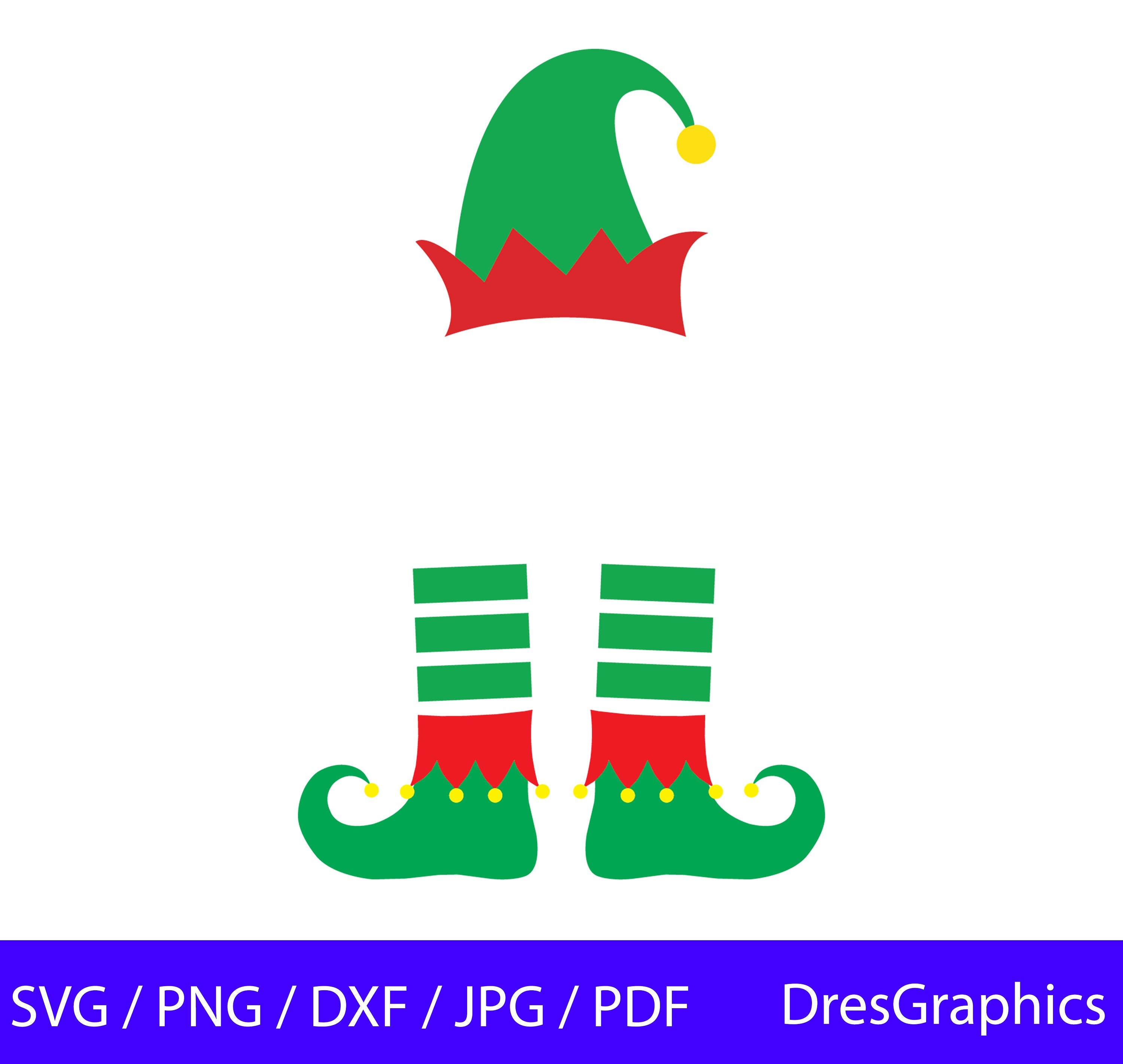 Elf SVG, Elf Instant Download, Elf Digital Download, Christmas, Elf Hat ...