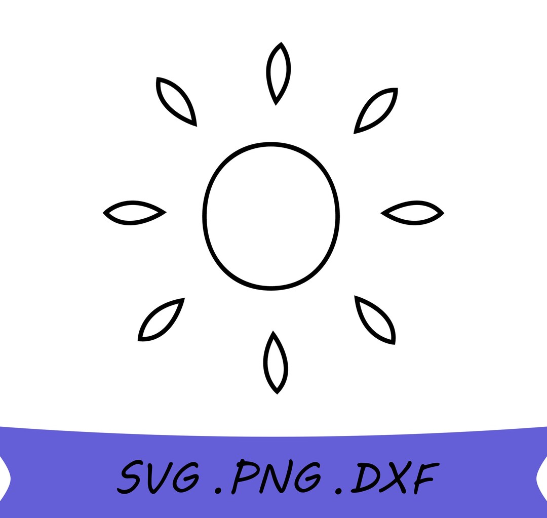 Sun SVG, Sunshine SVG, Sunny SVG, Sun Cut File, Sun Png, Sun Dxf, Sun ...