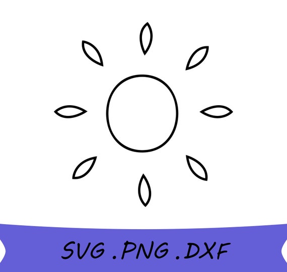 Sun SVG Sunshine SVG Sunny SVG Sun Cut File Sun Png Sun - Etsy