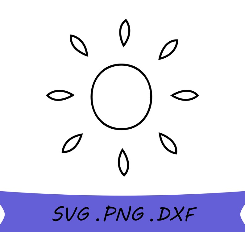Sun SVG Sunshine SVG Sunny SVG Sun Cut File Sun Png Sun - Etsy