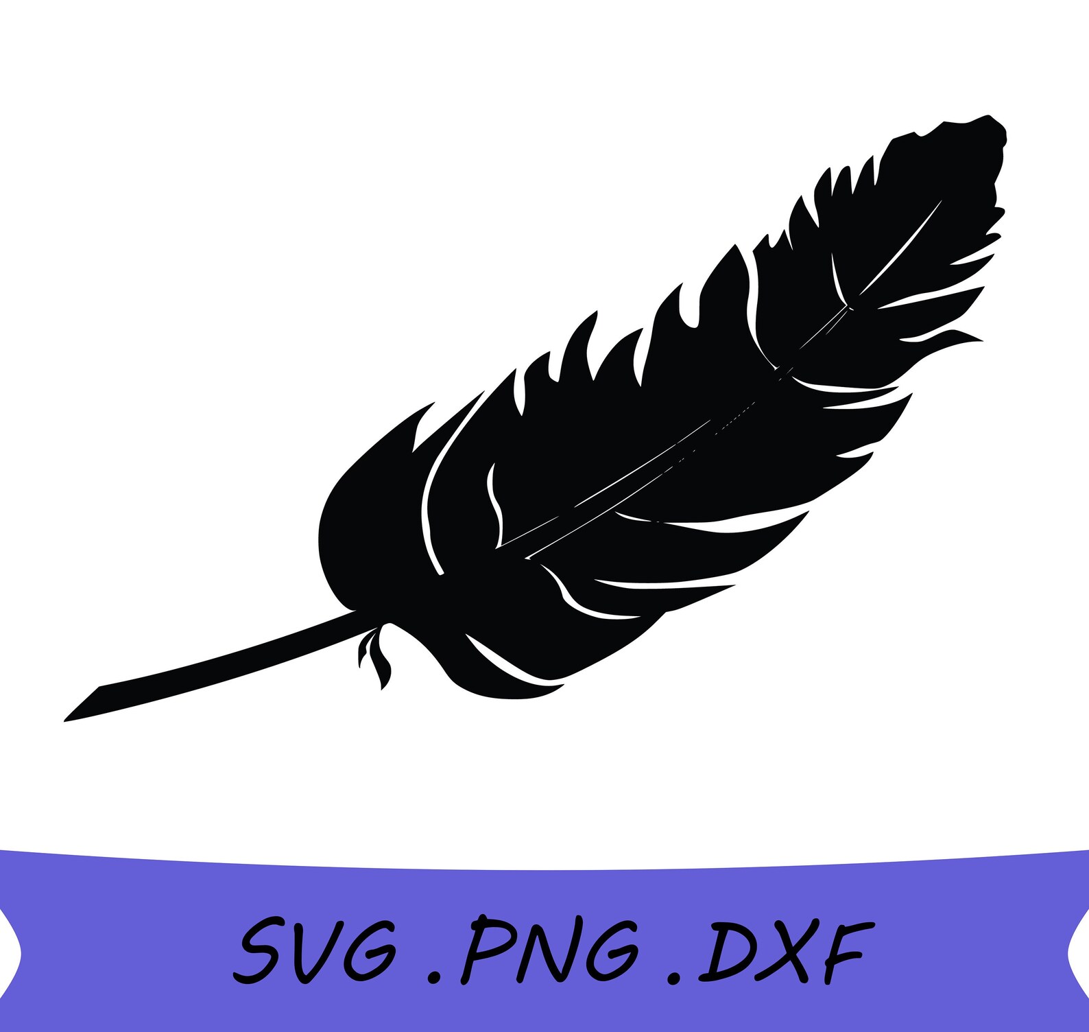 Feder SVG Feder PNG Feder DXF Digital Clip Art Digitaler - Etsy Österreich