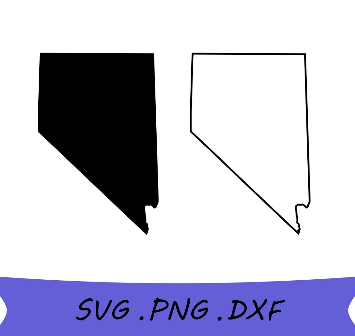 Nevada SVG Nevada State SVG Nevada Outline SVG Outline of - Etsy