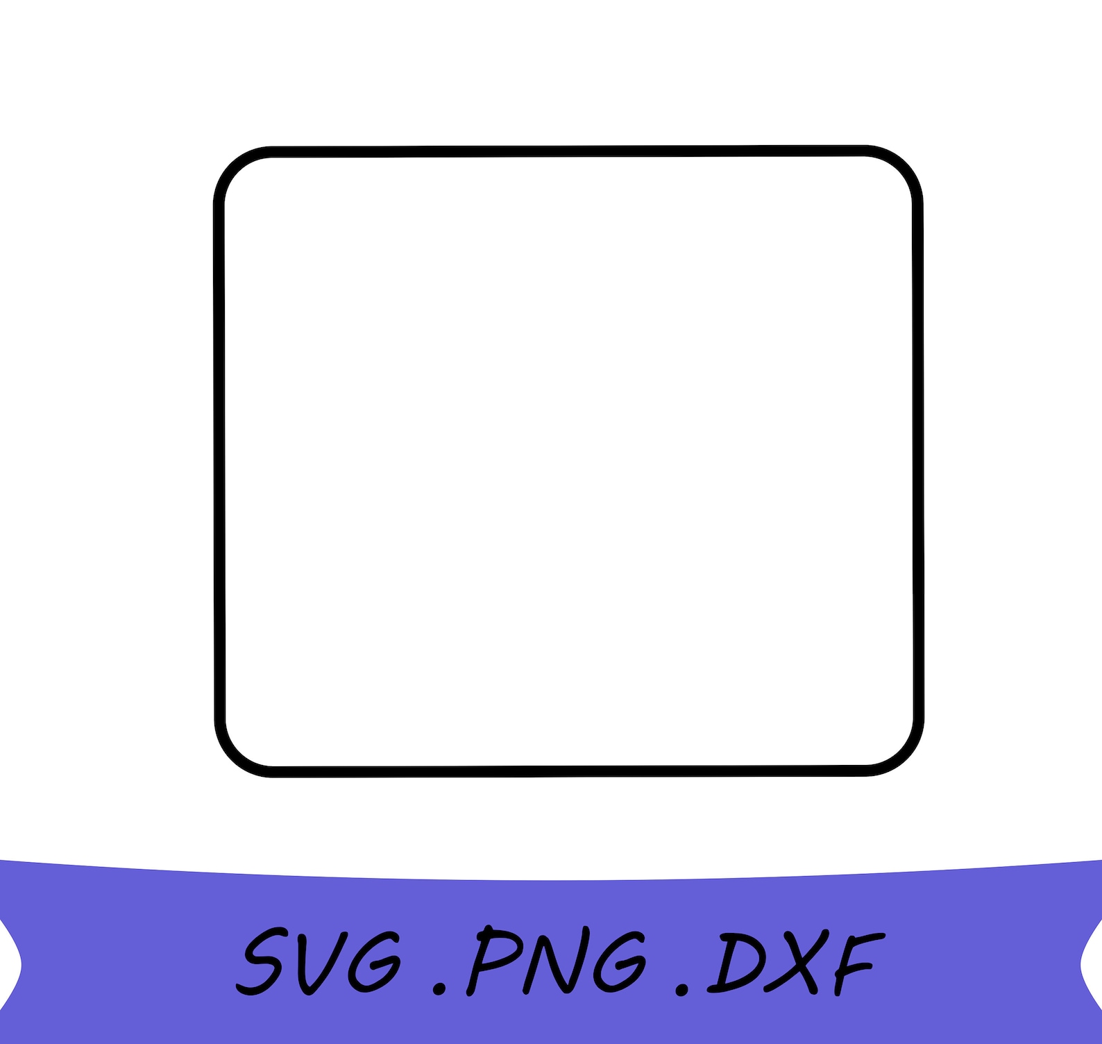 Rounded Square Outline SVG Rounded Square Outline Silhouette - Etsy ...