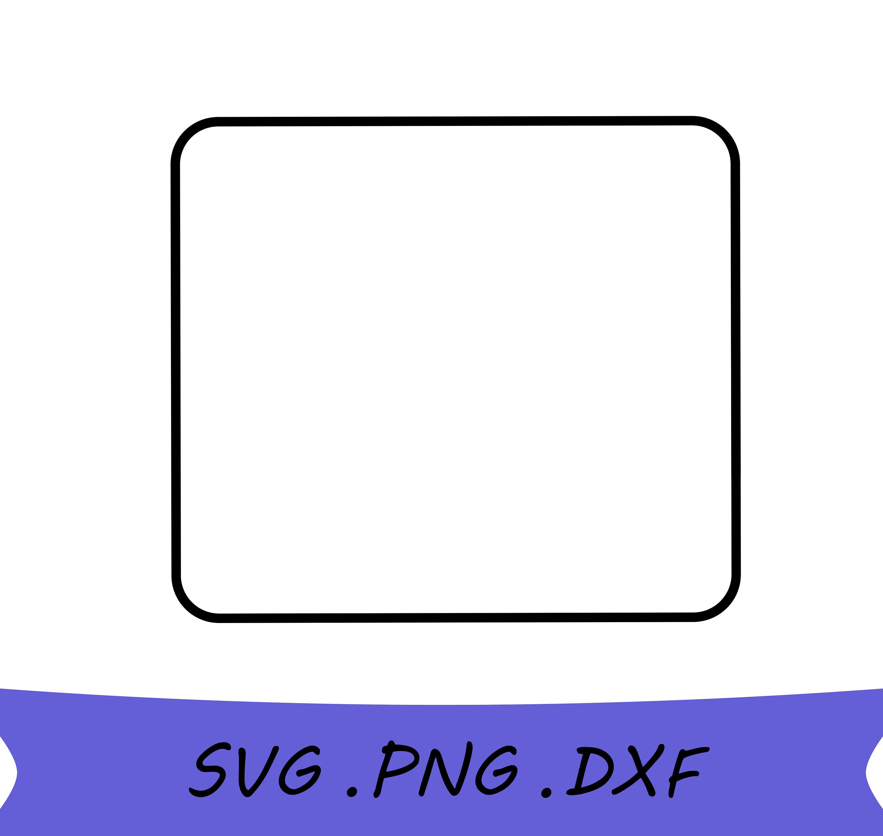 Rounded Square Outline Rounded Square Outline