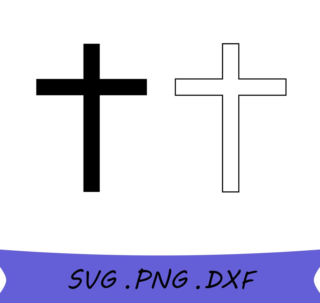 Cross SVG Christian Cross SVG Cross Outline SVG Christian - Etsy Sweden