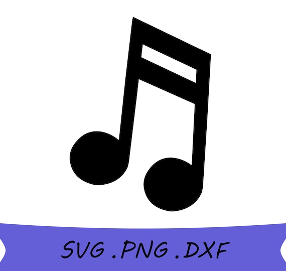 Beamed Eighth Music Note Svg Music Notes SVG Music Notes SVG | Etsy