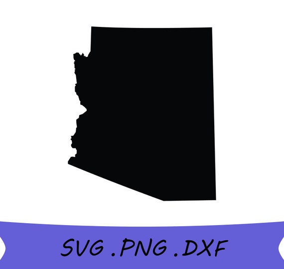 Arizona SVG Arizona State SVG Arizona State Outline SVG - Etsy