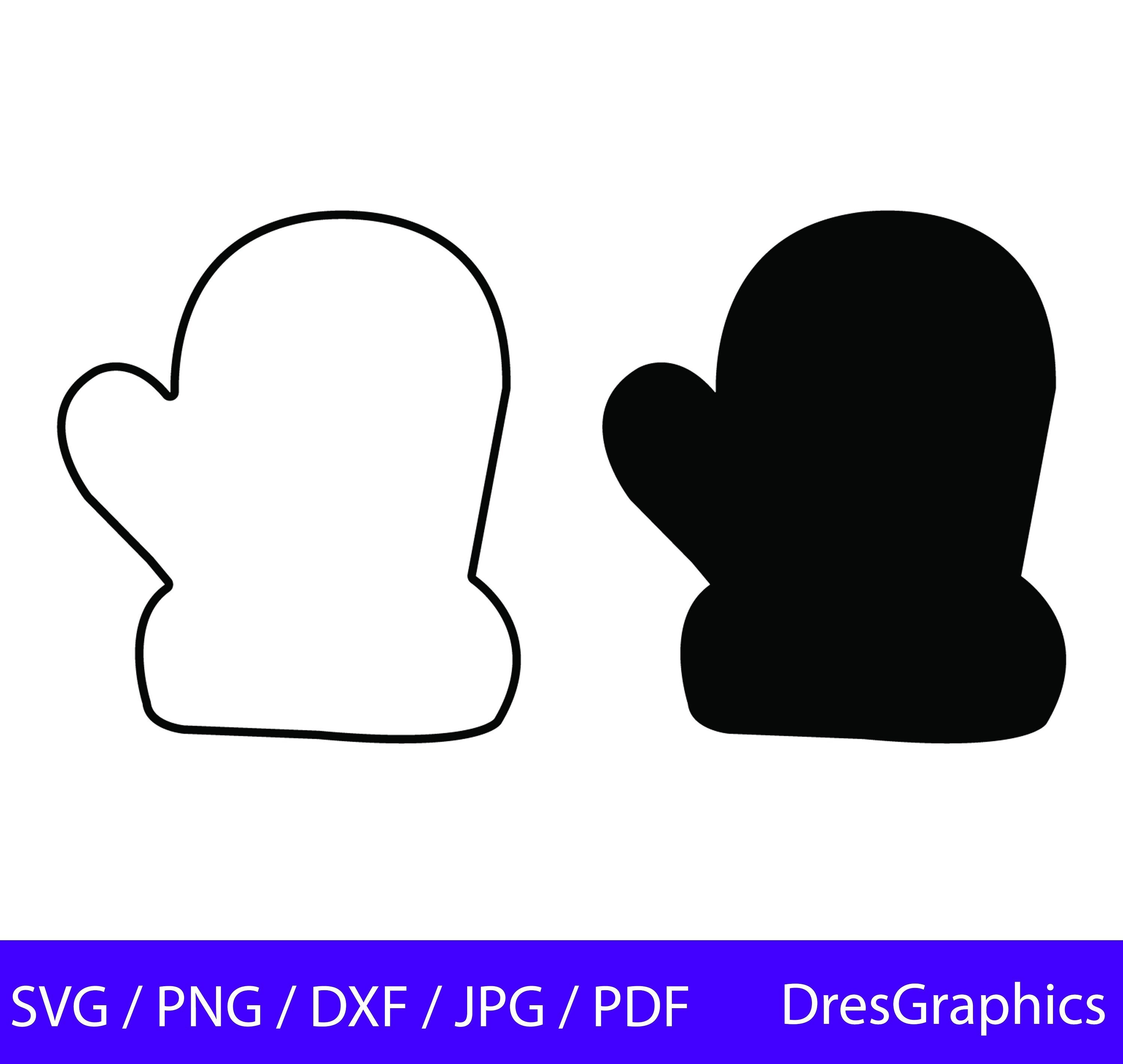Christmas Mittens SVG, Mitten SVG, Christmas Mitten SVG, Holiday Clipart, Christmas Mitten ...