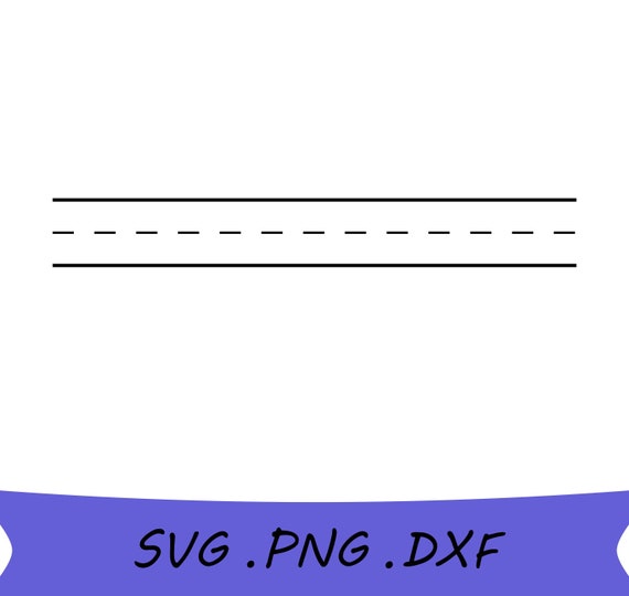 Notebook Paper Lines SVG Black Dotted Lines SVG School Svg - Etsy
