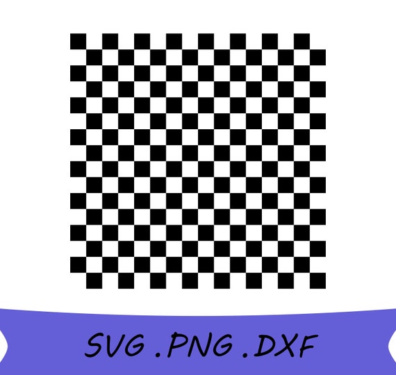 Checkered Pattern SVG Checker Board Pattern SVG Checkerboard | Etsy