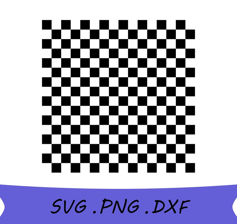 Checkered Pattern SVG Checker Board Pattern SVG Checkerboard | Etsy