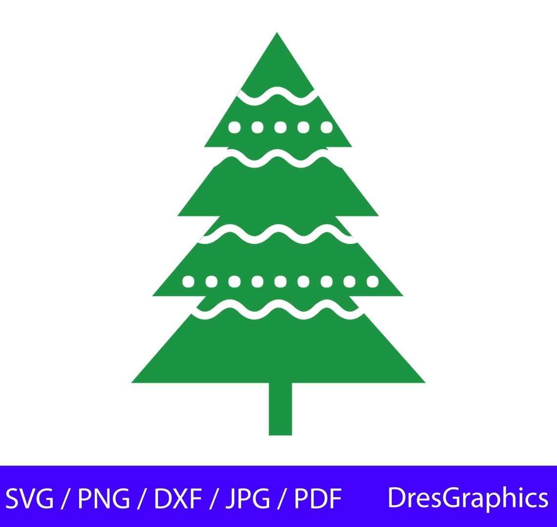 Christmas Tree SVG Tree Christmas SVG Holiday SVG Christmas - Etsy