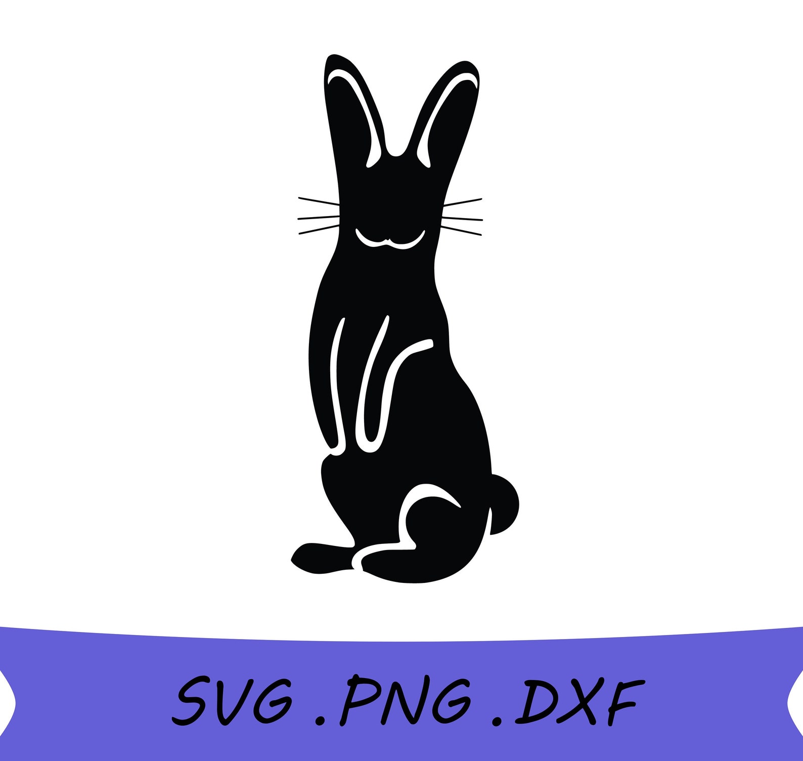Bunny SVG Bunny Silhouette SVG Bunny PNG Rabbit Silhouette - Etsy