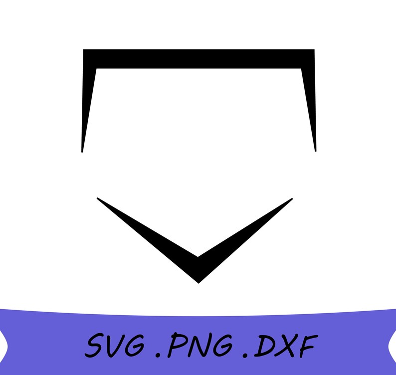 Home Plate Outline SVG Home Plate SVG Baseball SVG Softball - Etsy