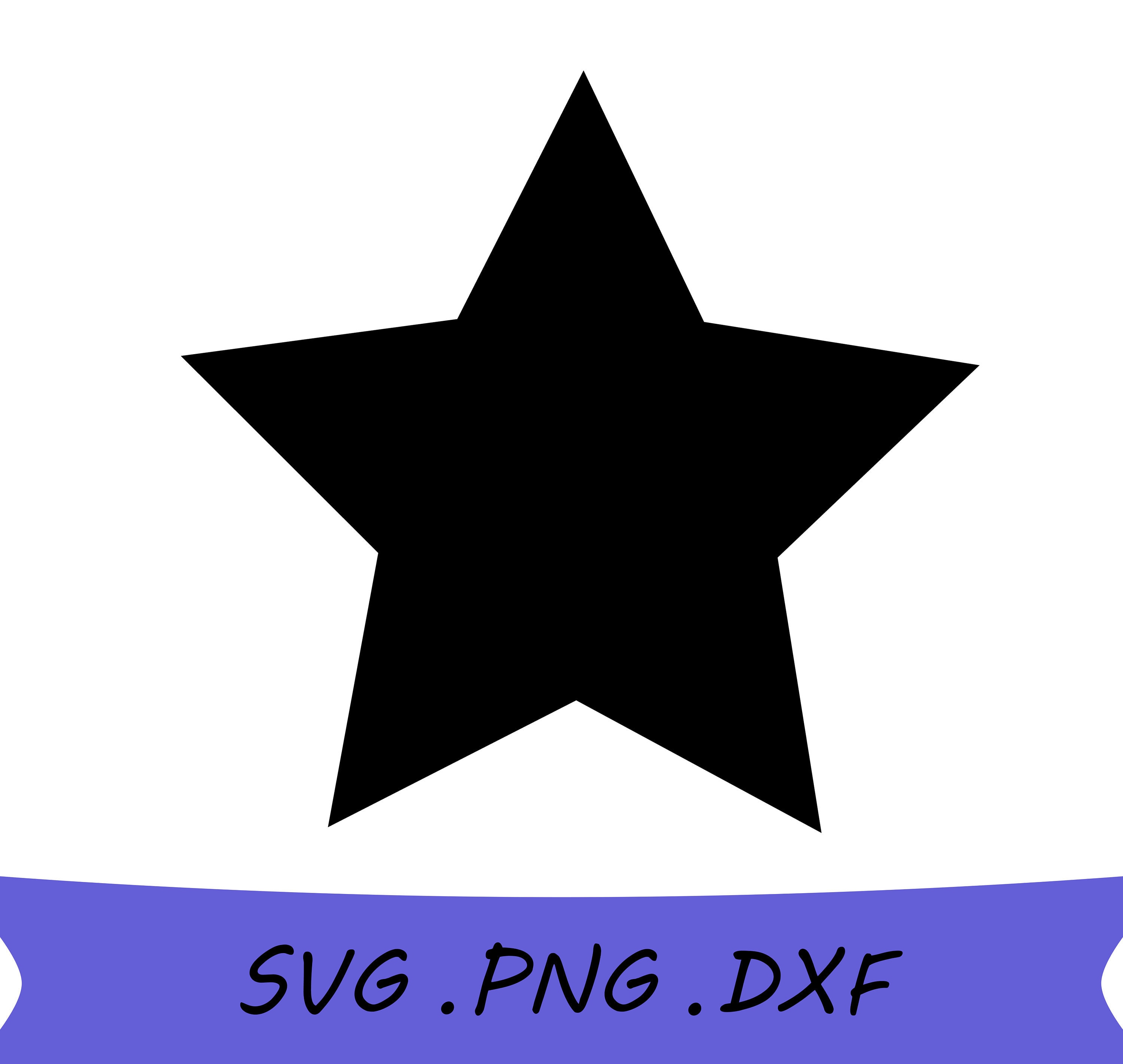 Stern SVG Stern Vektor Dateien Stern PNG Stern Vektor Star | Etsy