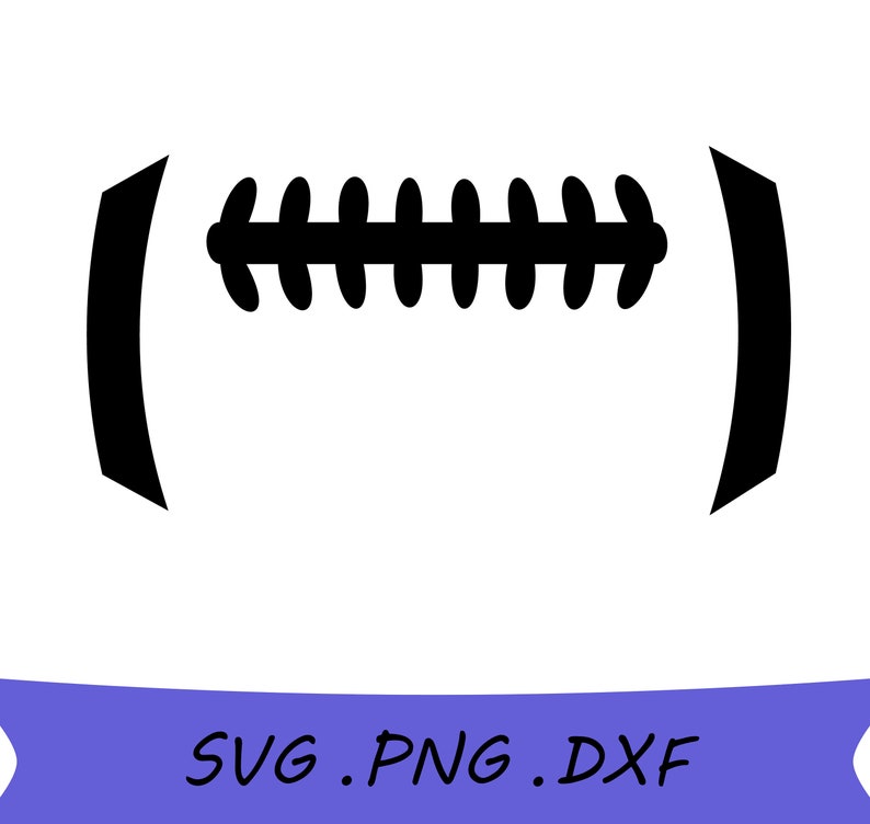 Football Laces SVG Football Laces Png Football Silhouette - Etsy