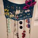 Handmade Crochet Jewelry Holder | Jewelry Hanger | Organizational Wall ...