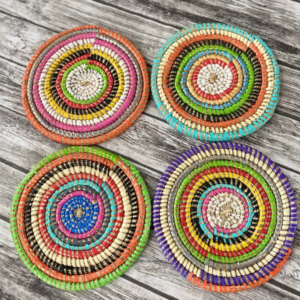 Wicker Coasters - Etsy