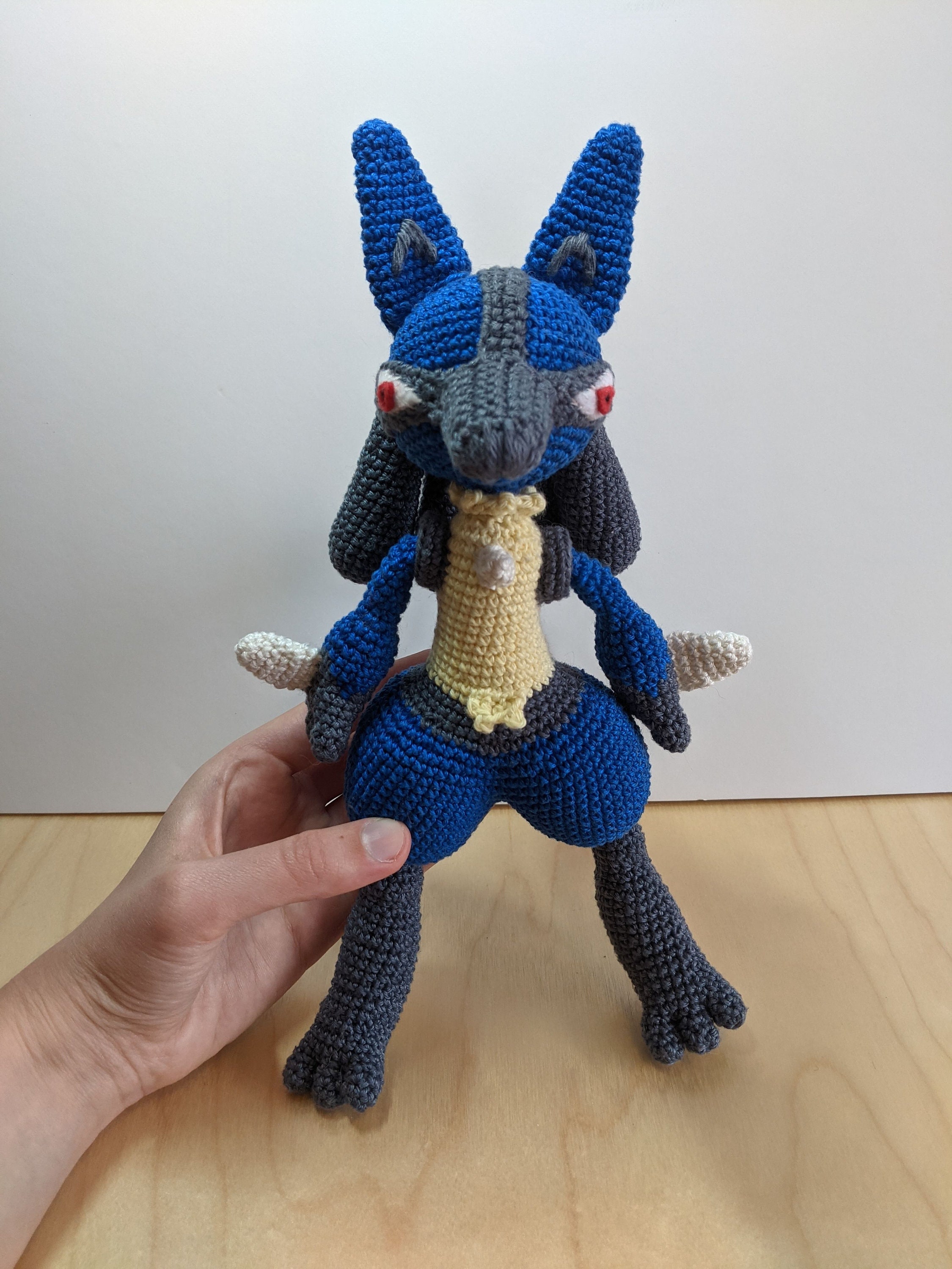 Lucario Pokemon Crochet Pattern - Etsy