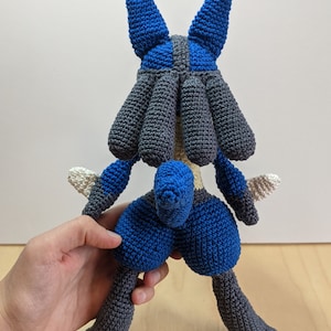 Lucario Pokemon Crochet Pattern - Etsy