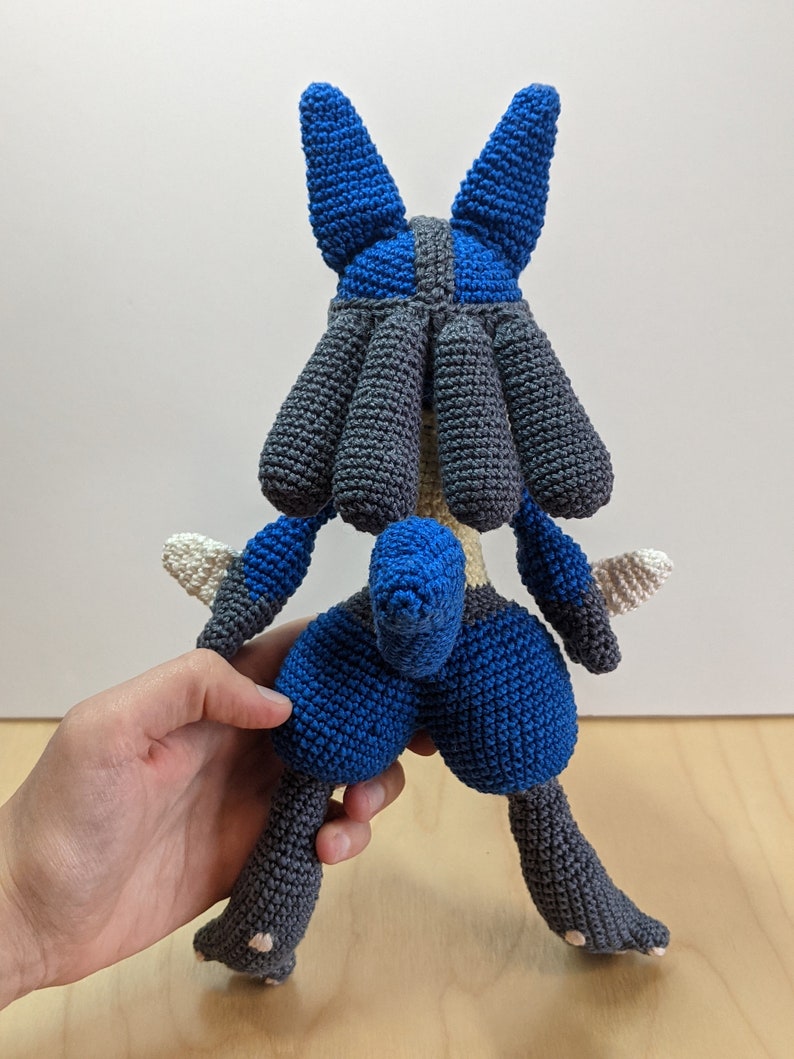 Lucario Pokemon Crochet Pattern | Etsy