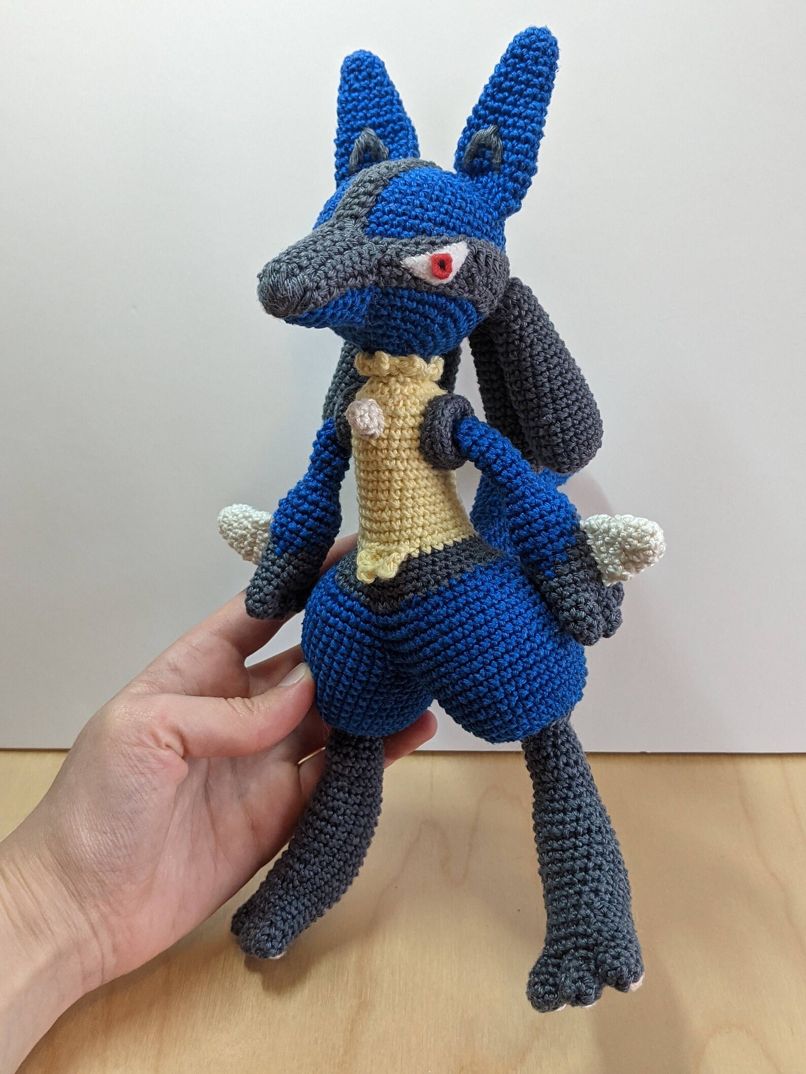 Lucario Pokemon Crochet Pattern - Etsy