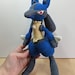 Lucario Pokemon Crochet Pattern - Etsy