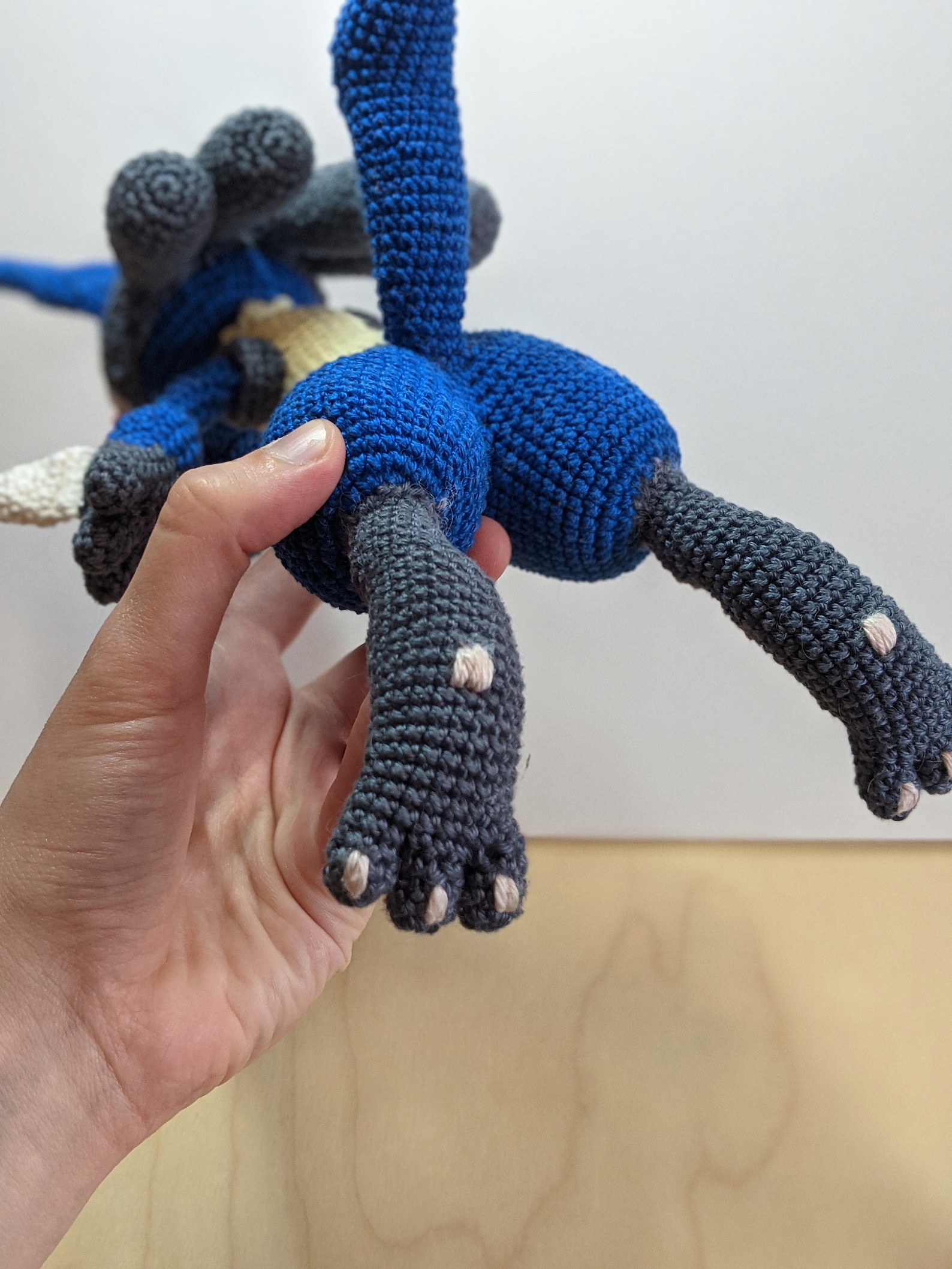 Lucario Pokemon Crochet Pattern - Etsy