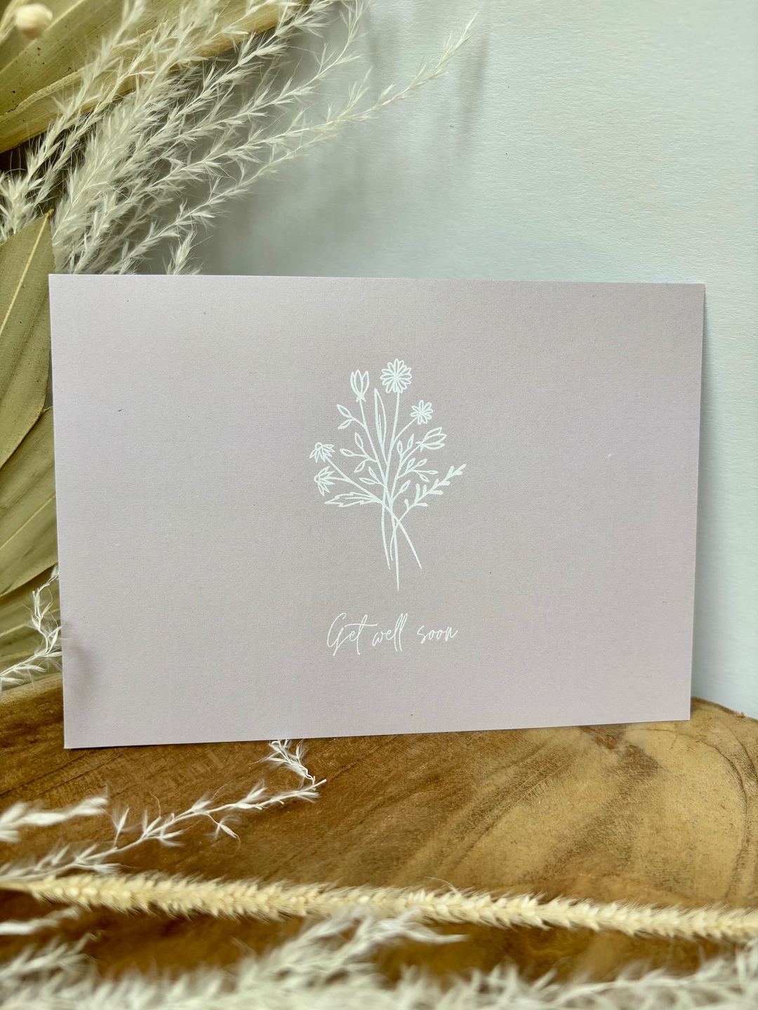 Postcard get Well Soon Enjoyment Card - Etsy