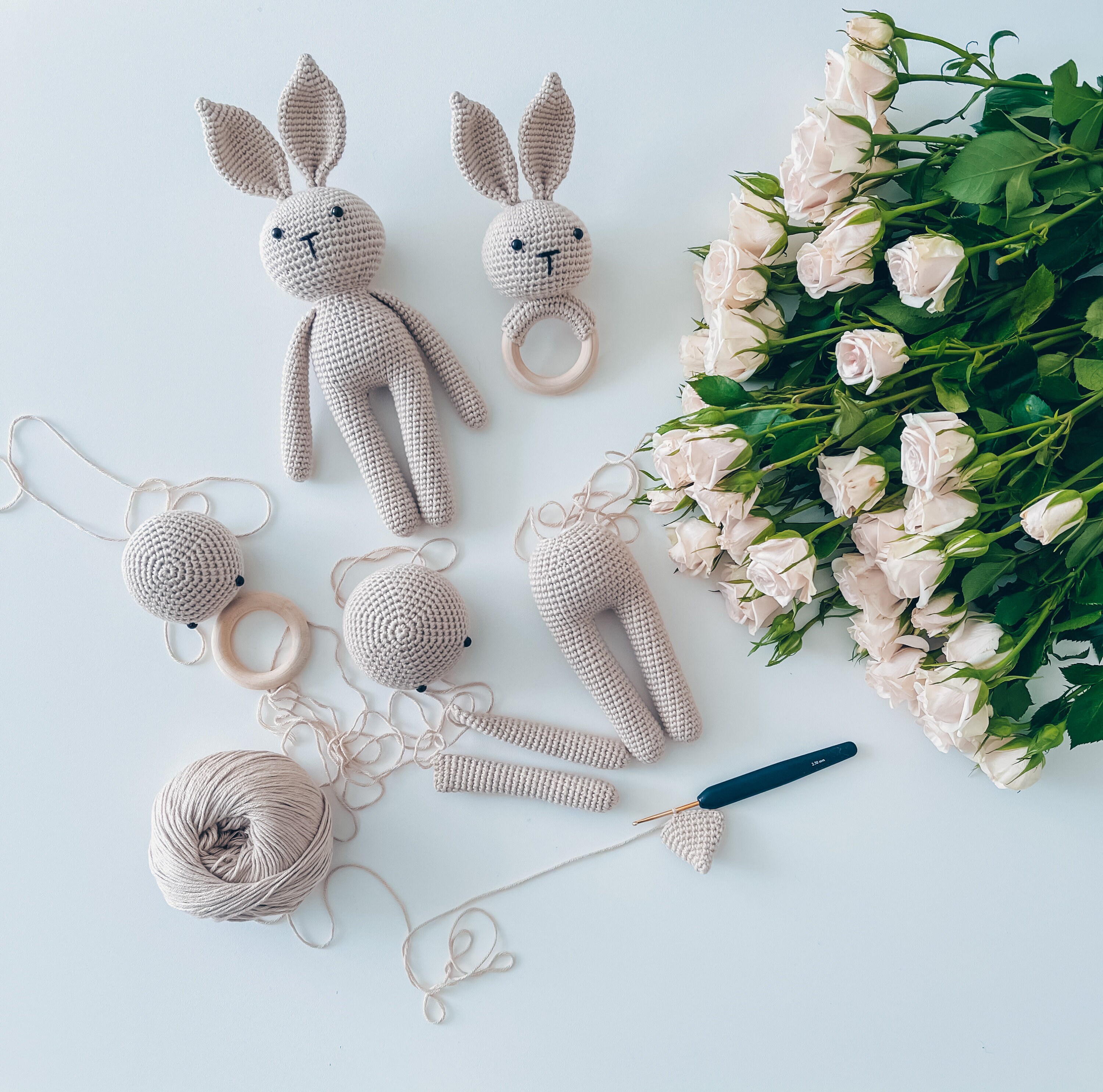 Bunny Baby Set 2 in 1 Crochet Pattern PDF Crochet | Etsy