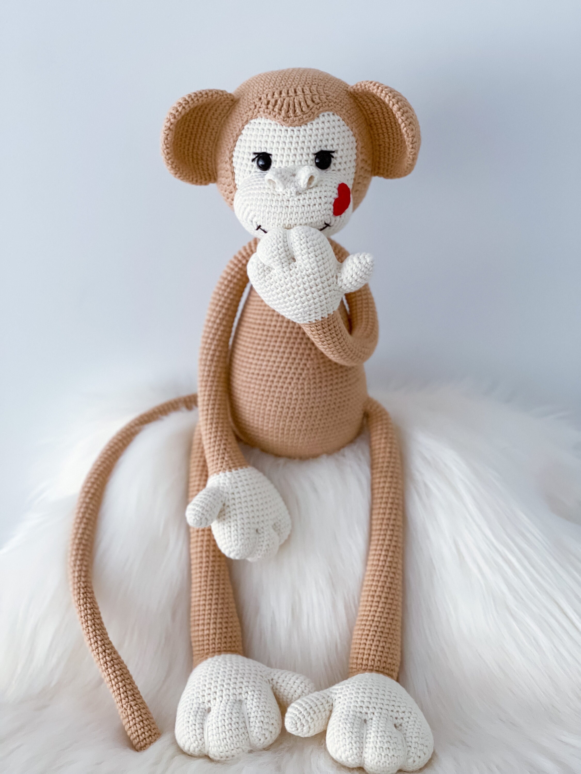 Funky Monkey Crochet Pattern Crochet Monkey Pattern PDF - Etsy