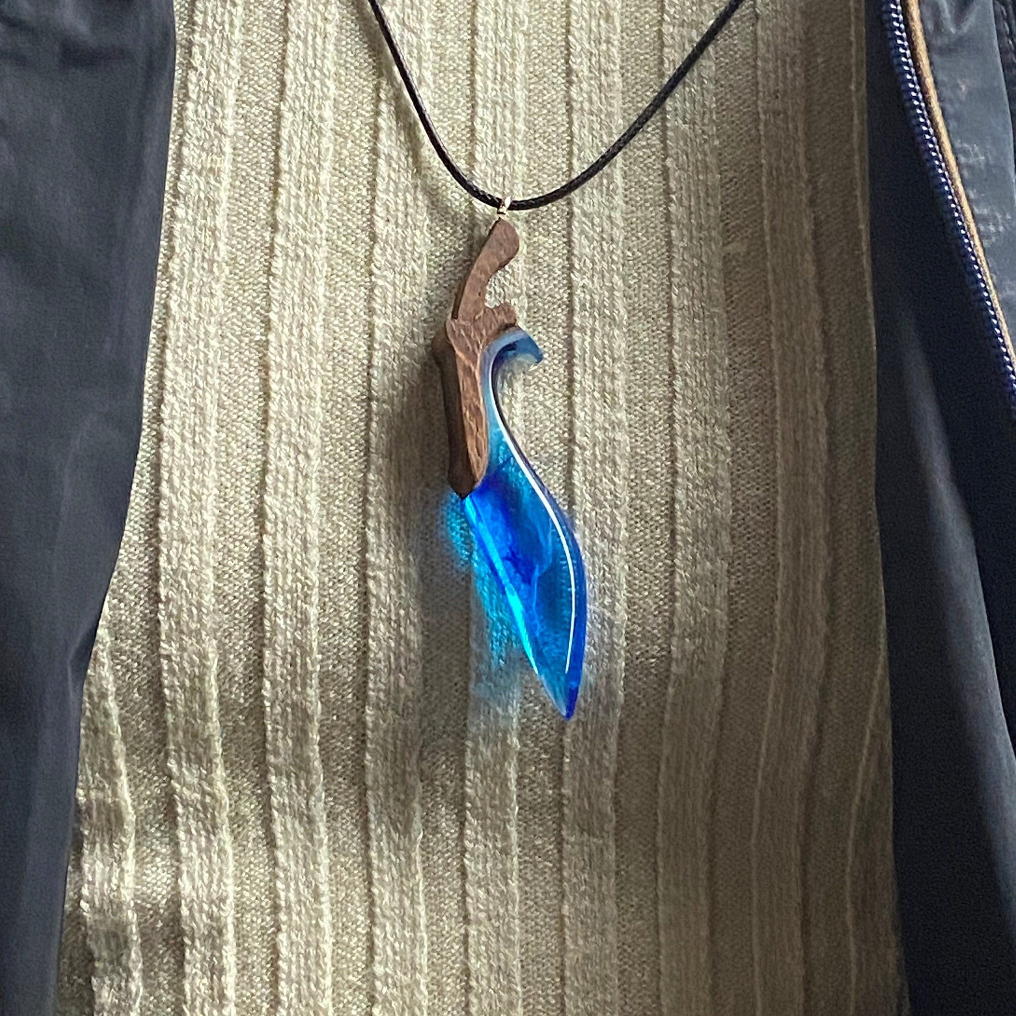 Sword , Knife Epoxy Pendant , Resin Sword Necklace, Perfect Gift for ...