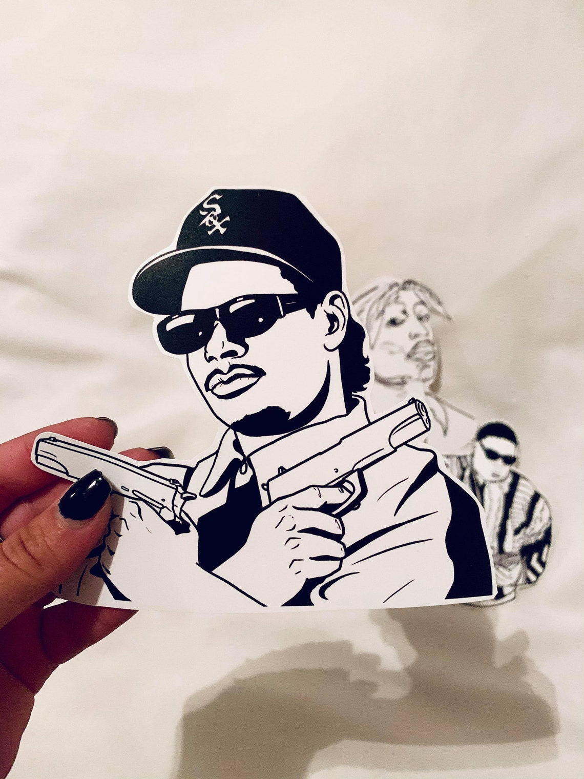 90s Old School Rapper Sticker Pack 5" - Etsy