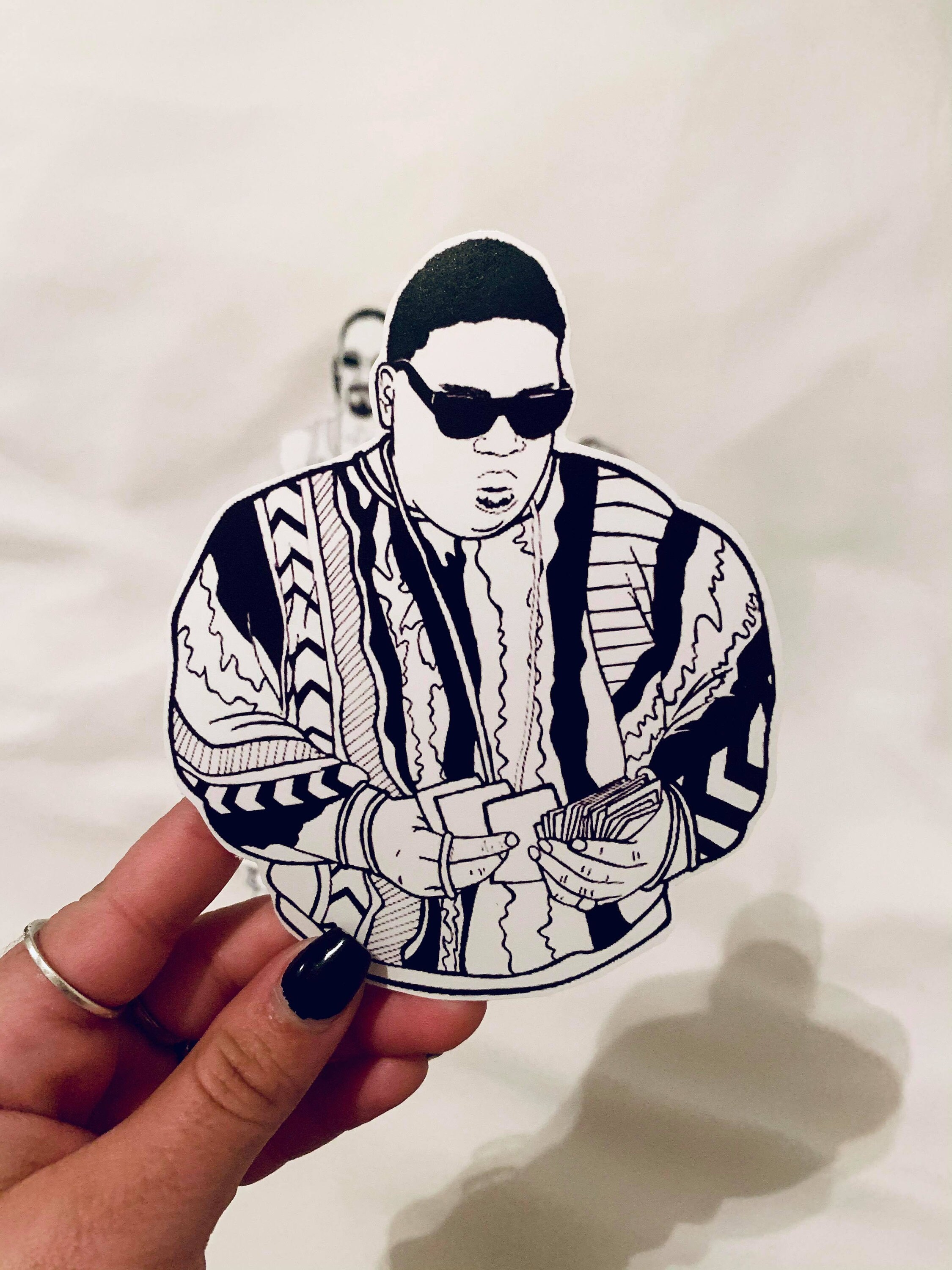90s Old School Rapper Sticker Pack 5" - Etsy