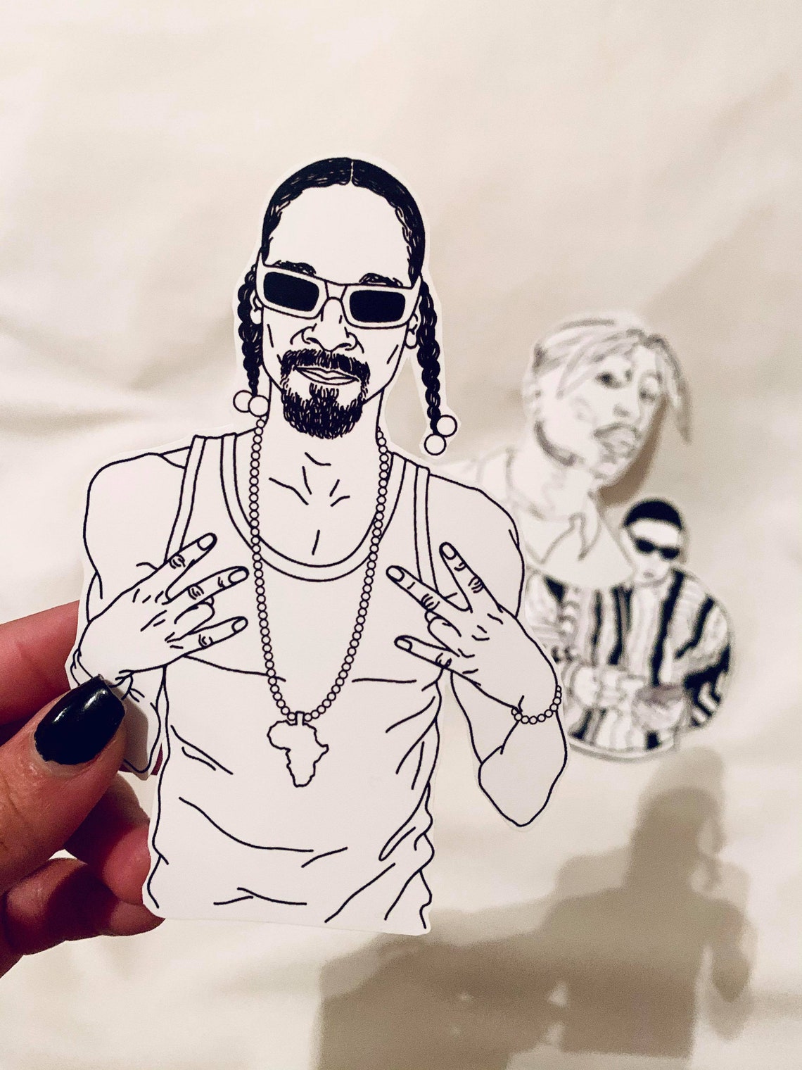 90s Old School Rapper Sticker Pack 5" - Etsy