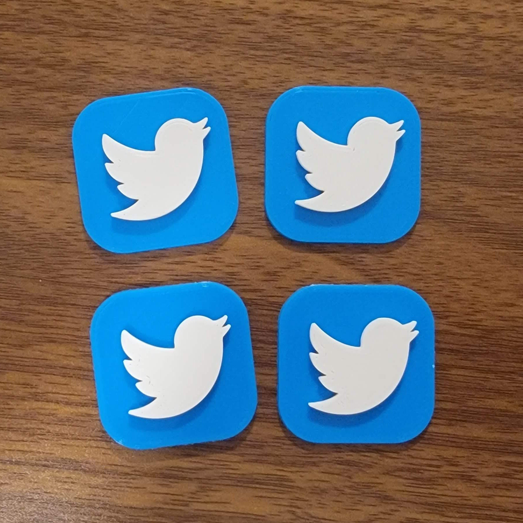 Social Media Magnets and Pins Tiktok Twitch Youtube | Etsy