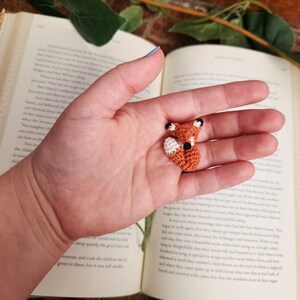 Crochet Fox Bookmark Pattern, Crochet Fox, Crochet Pattern, Crochet Fox ...