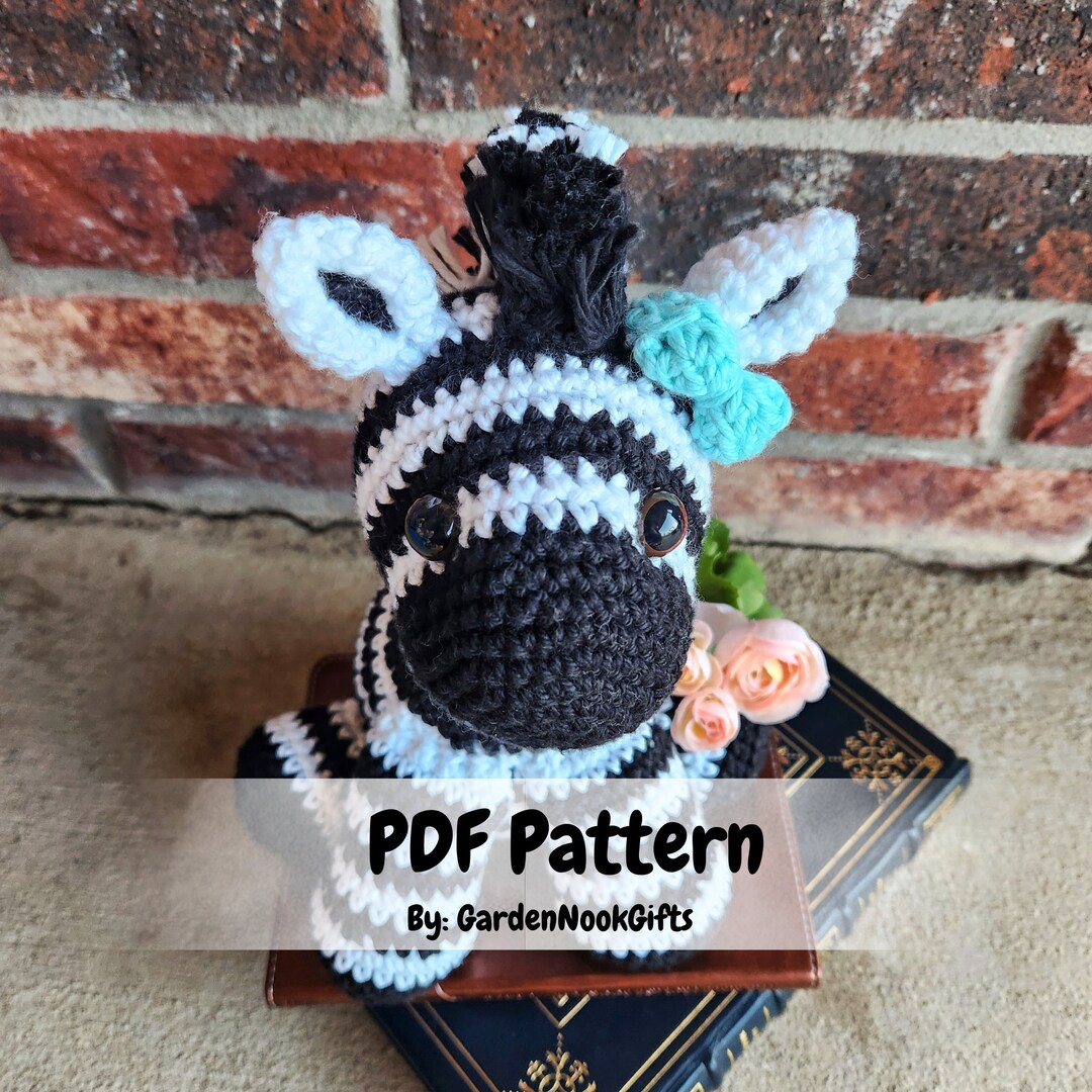 Amigurumi Zebra Crochet Pattern: Beginner-friendly Zephyr (digital ...