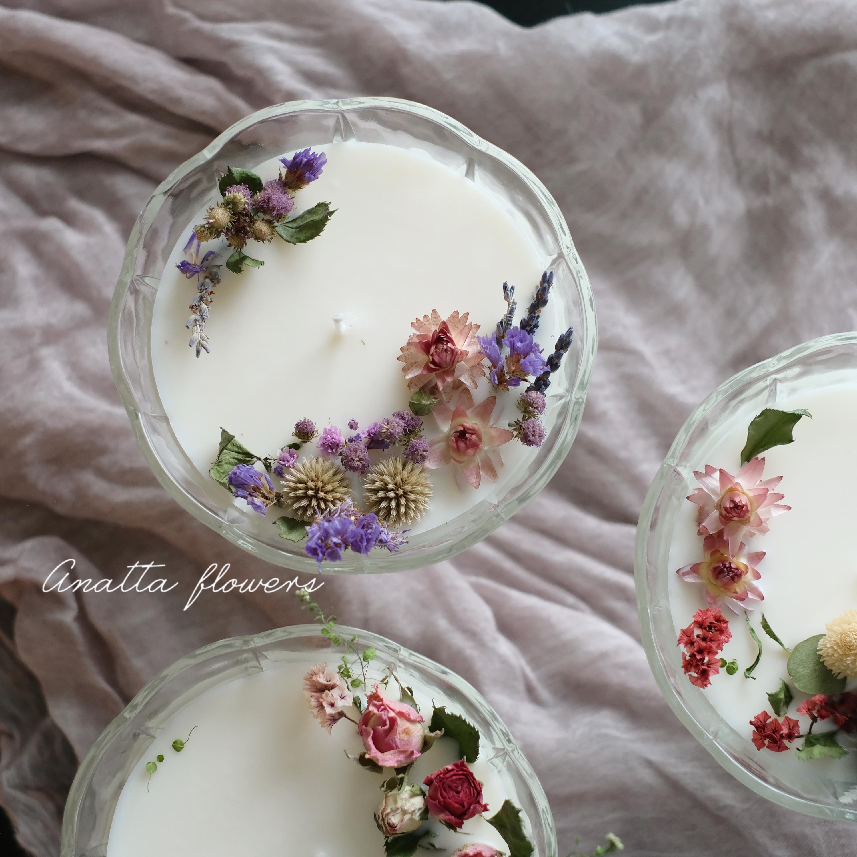 Hand-made Dried Flower Candle | Soy Wax Candle | Fragrance | Diffuser ...