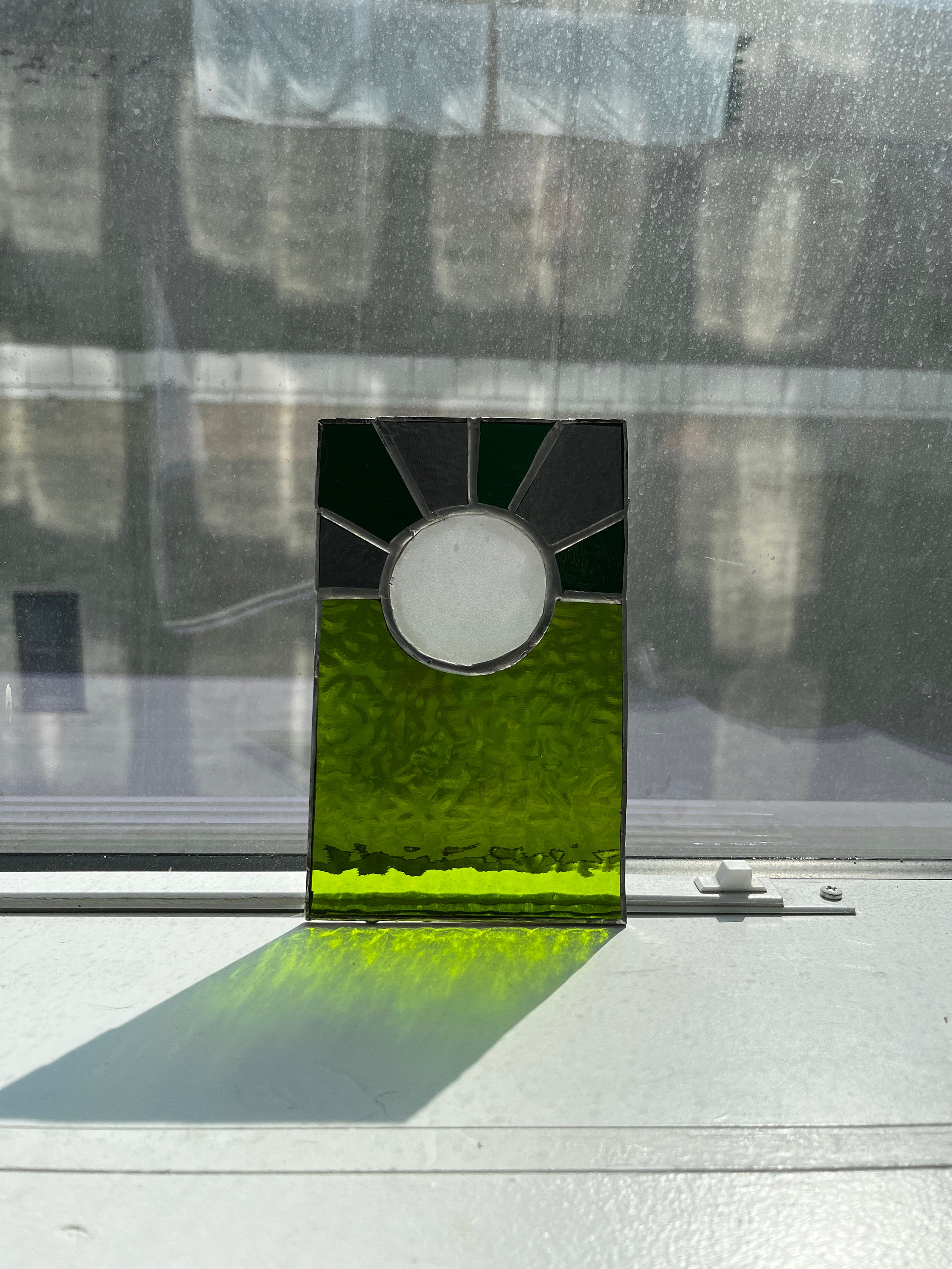 Geometric Sun Stained Glass Pattern - Digital Download - Etsy