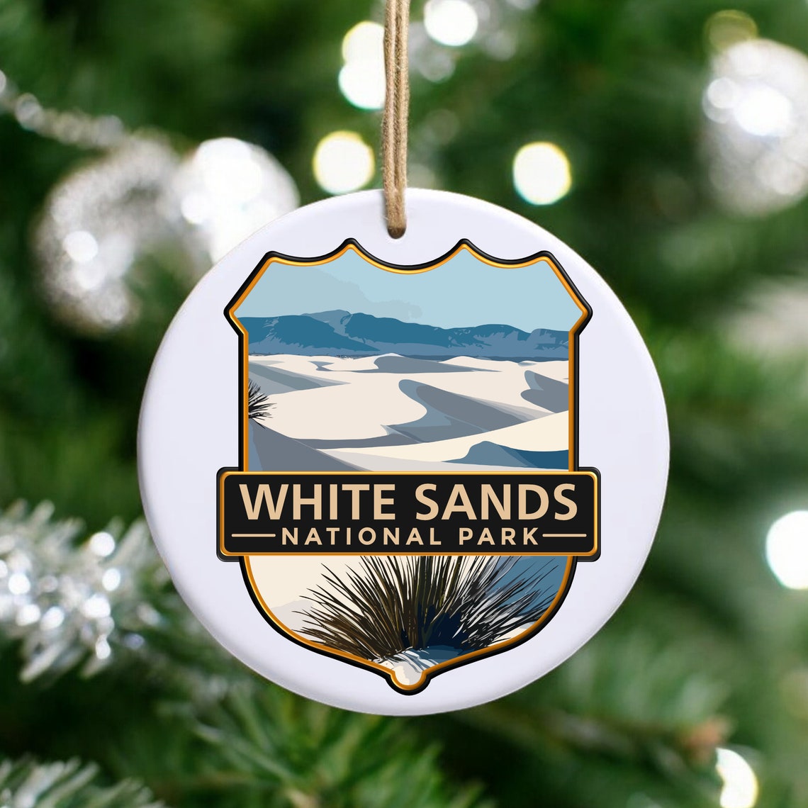 Custom White Sands National Park Ornament, Custom White Sands National ...